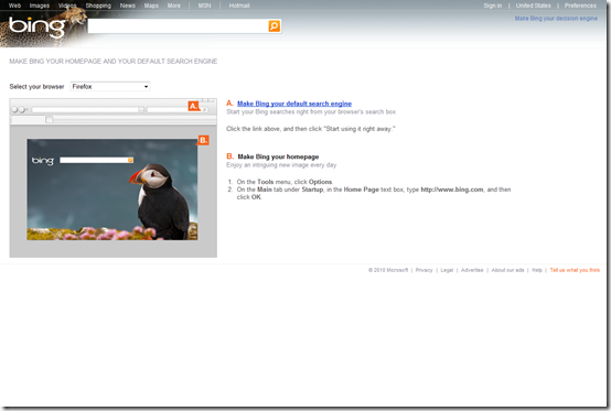 Tinkering with Windows: Setting Bing as Default Search Engine in Firefox